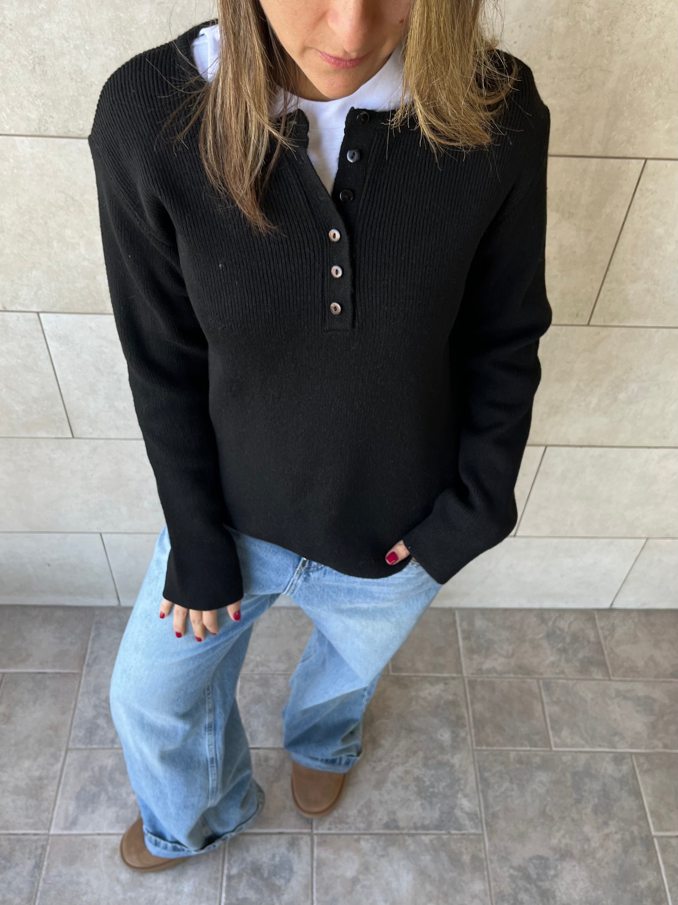 Henley Pullover – Frillu