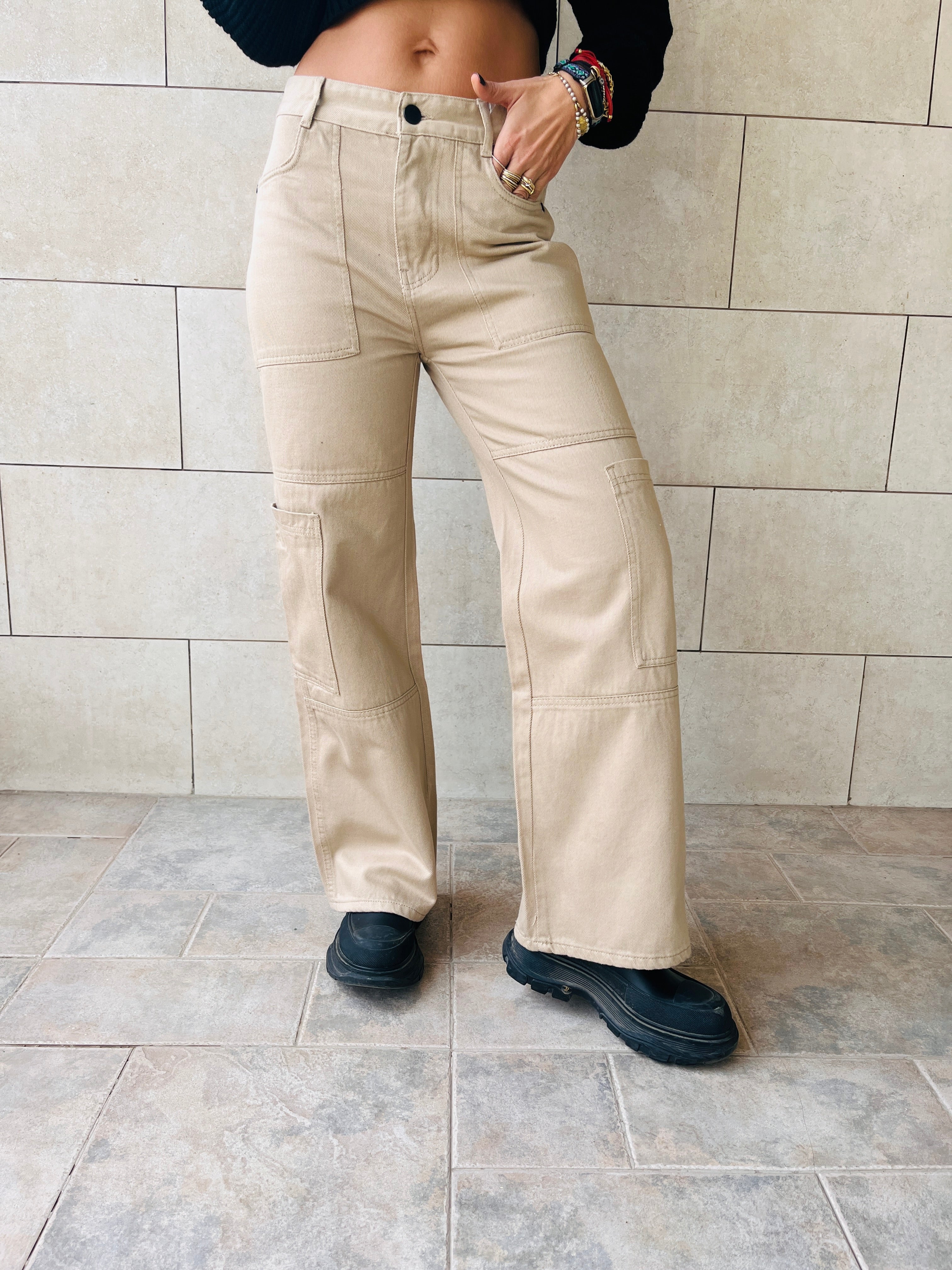 The Beige Gen Z Cargo – Frillu